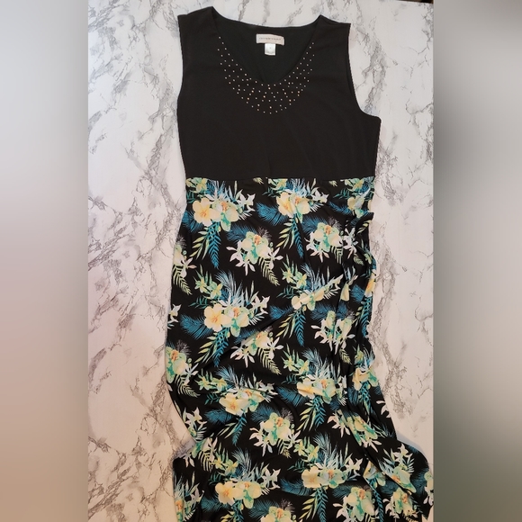Christopher & Banks | Dresses | Christopher Banks Floral Sleeveless ...